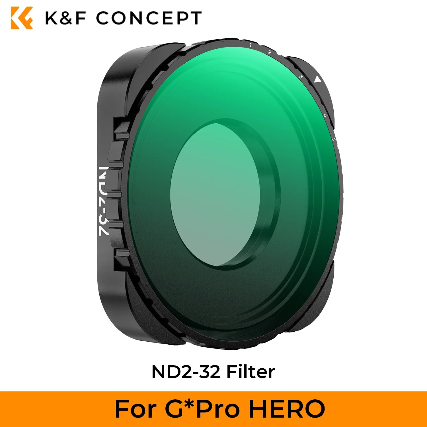 K&F CONCEPT ND2-32 Фильтр для GoPro Hero