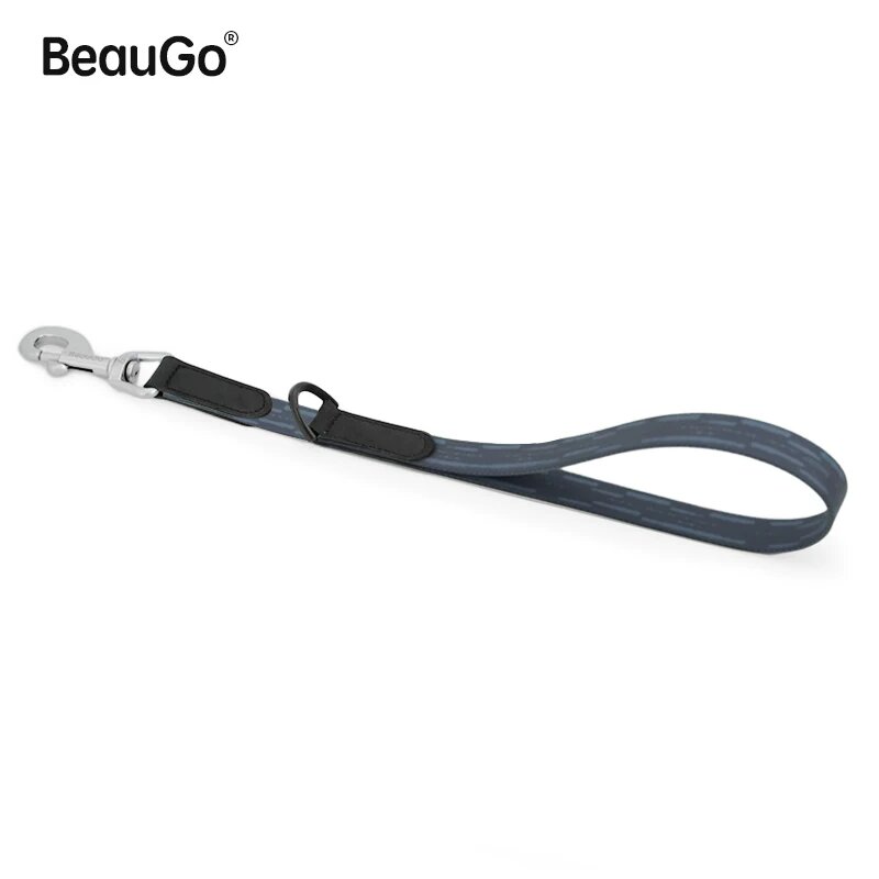 QZee BeauGo Водонепроницаемый Резиновый Ошейник для Собаки, Синий Короткий, 0,75 м Длина, 20 мм Ширина для Тренировки