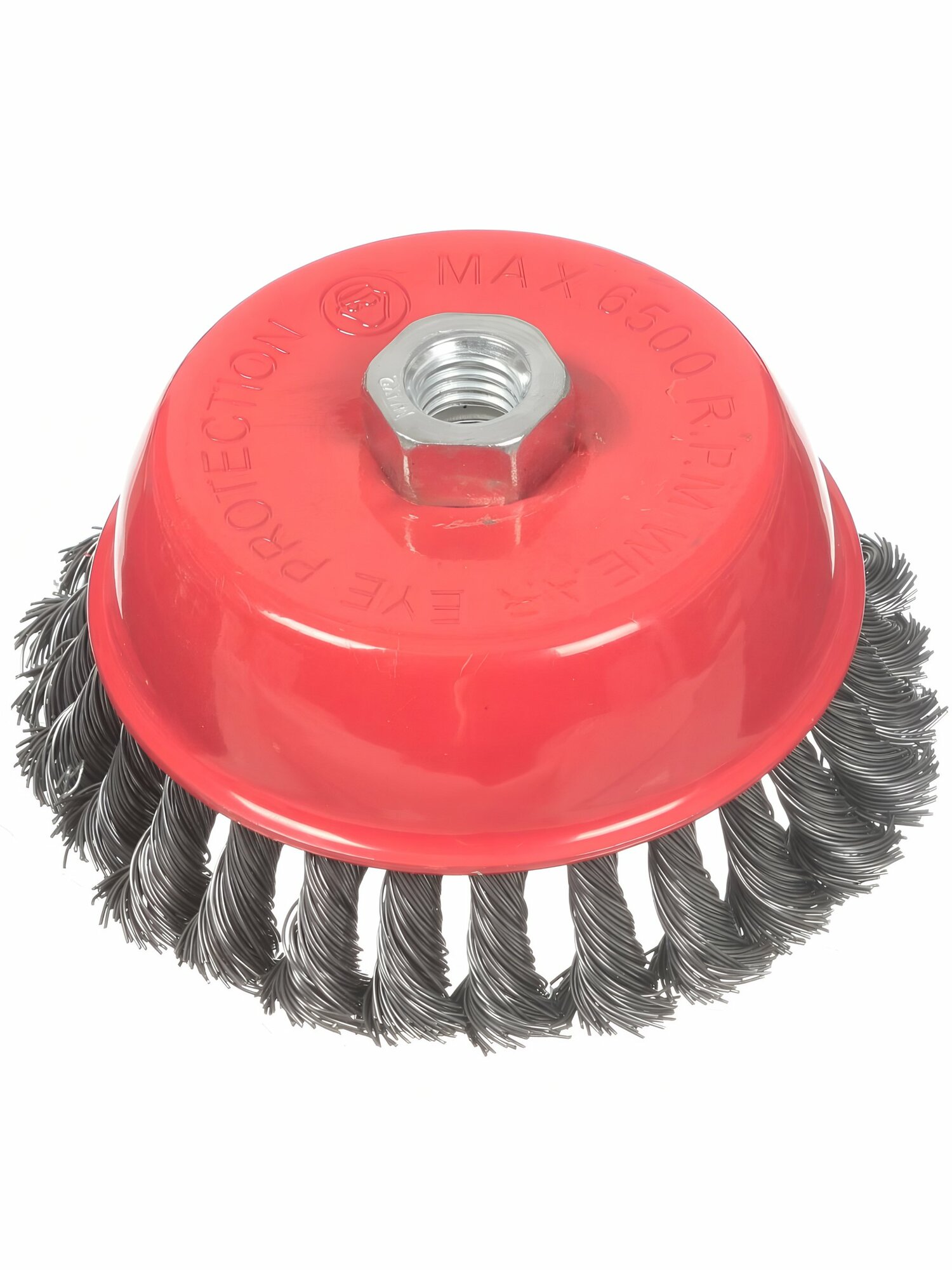 Щетка для УШМ Bartex, 125 мм, чашка, крученая проволока, гайка М14, 997125