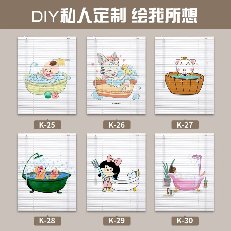 Рулонные шторы для ванной комнаты без сверления, светонепроницаемые подъемные шторы для туалета, ванной, окон санузла.