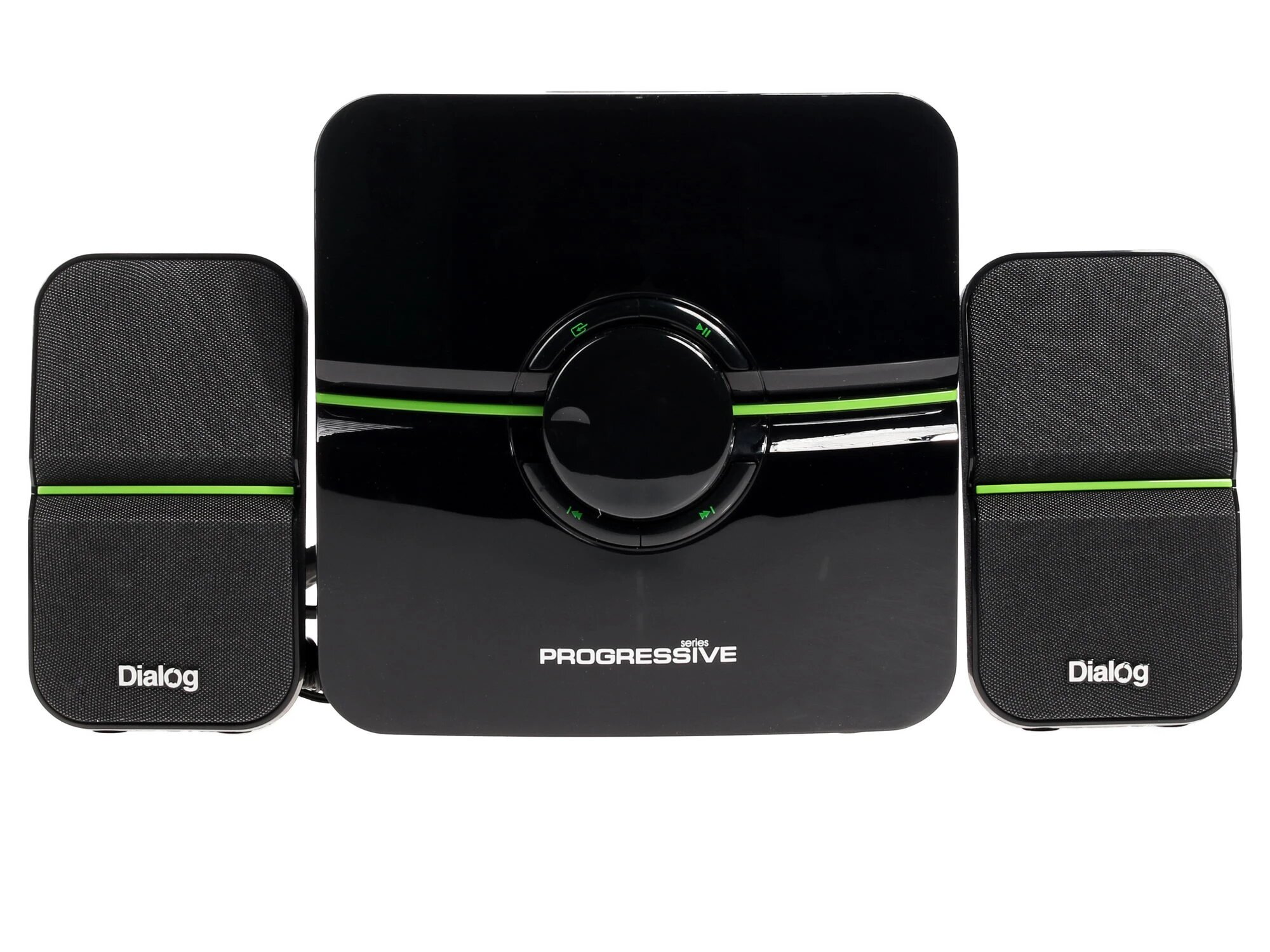 Колонки Dialog AP-203 зеленый, черный