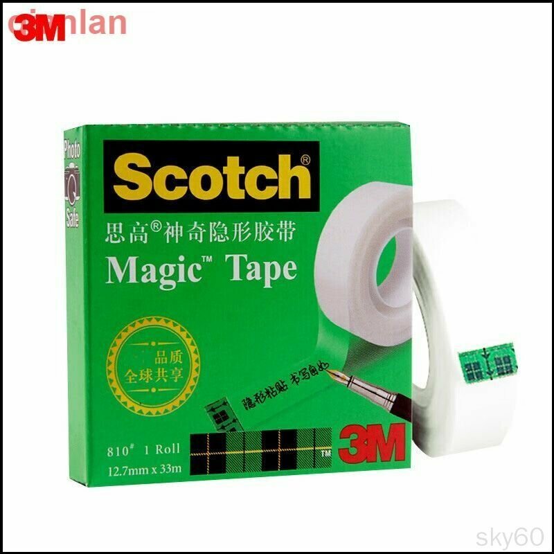 Эксклюзивная клейкая лента 3М Scotch Magic 810, 19 мм на 33 метра