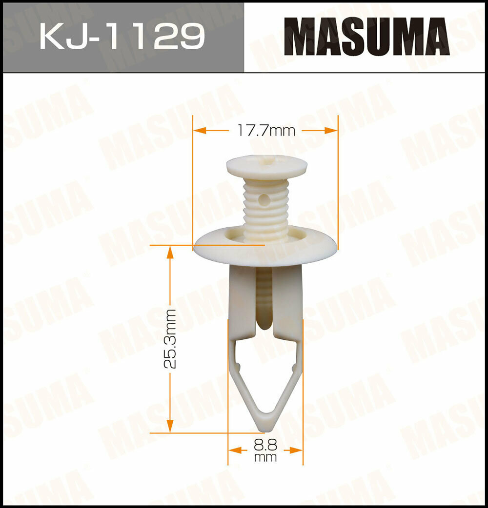 Kj-1129 клипса крепежная masuma
