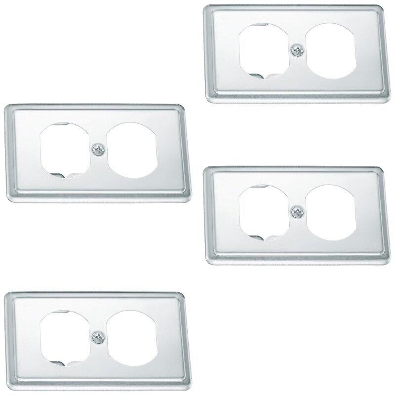 4шт Электрическая Розетка Настенные Переключатели Крышки Розетка Настенная Панель Выключатели Света Крышка Розетки Легко Устанавливается