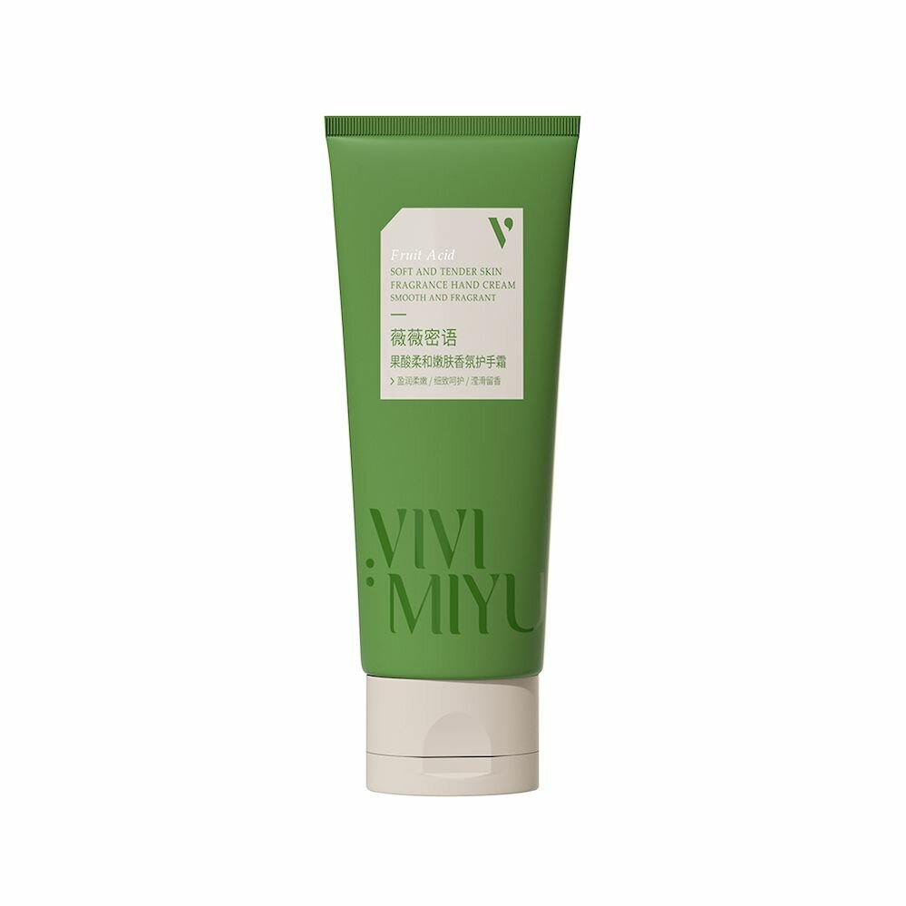 VIVIMIYU Крем для рук фруктовые кислоты Fruit Acid soft and tender skin fragrance hand cream, 100гр