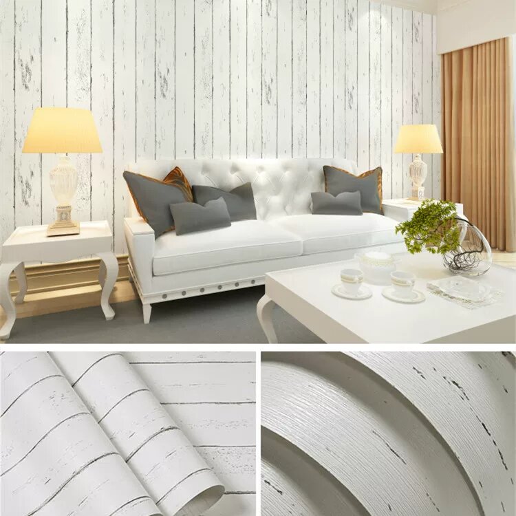 Северная белая кленовая текстура на стену - Водонепроницаемая самоклеящаяся наклейка для средних размеров мебели