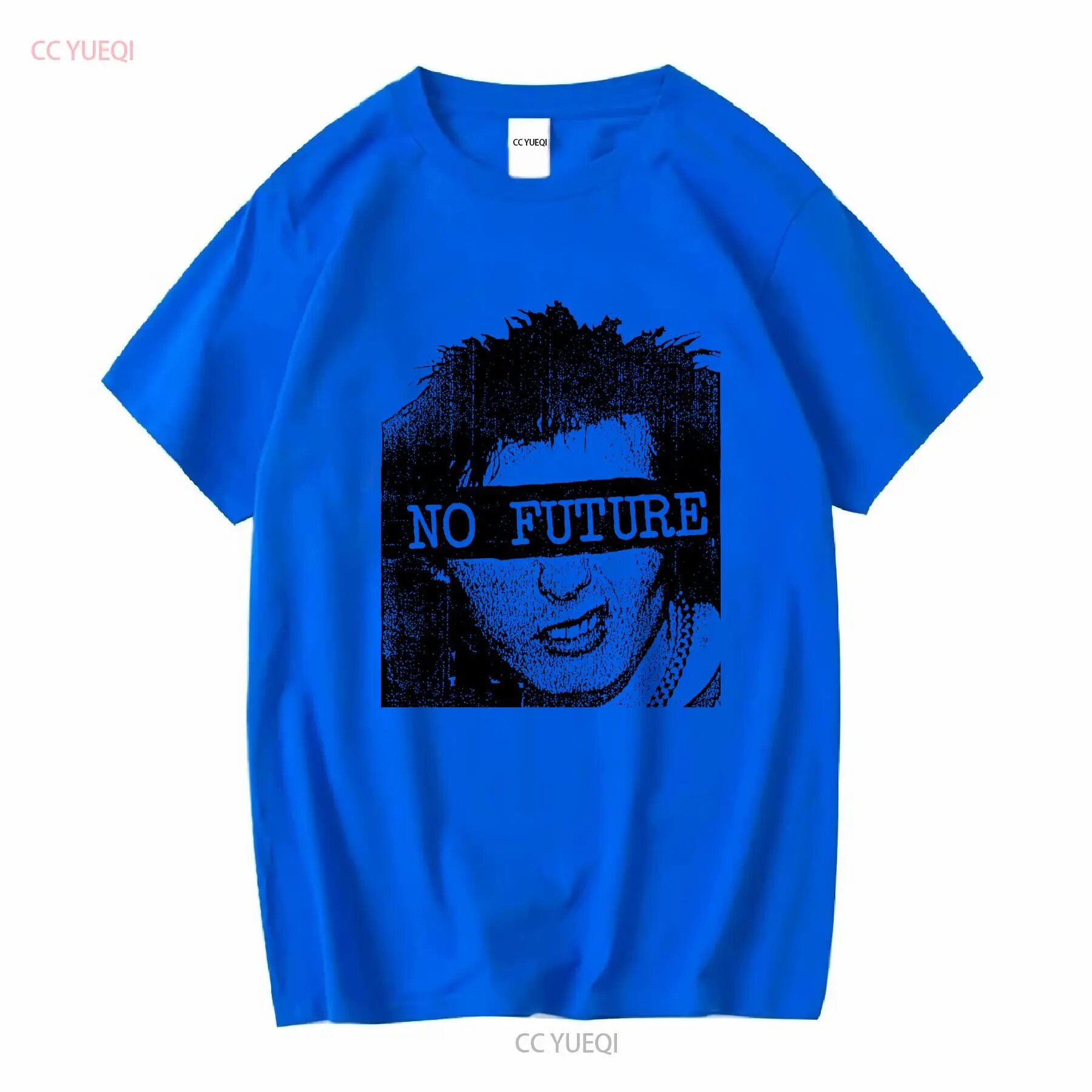 Футболка мужская синяя Sid Vicious No Future, S