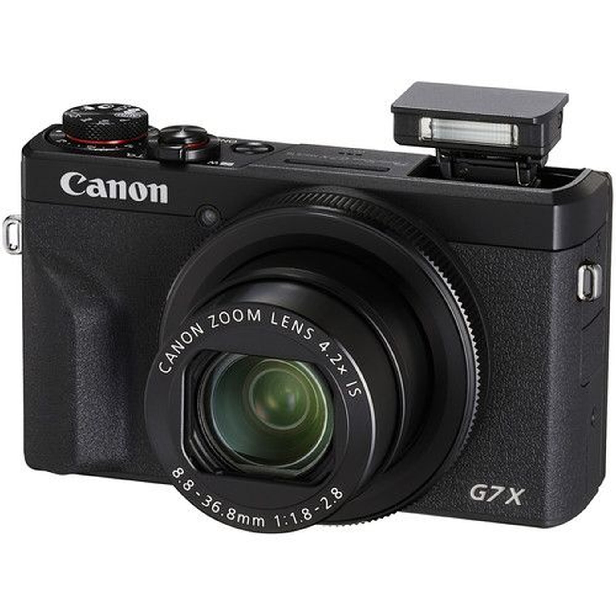 Фотоаппарат Canon PowerShot G7 X III, черный, 20 Мп, оптический зум 4.2x, 3840x2160