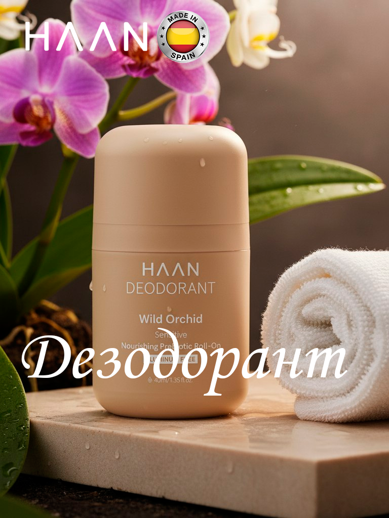 HAAN Дезодорант с пребиотиками "Дикая орхидея" /DEODORANT WILD ORCHID, 40 мл