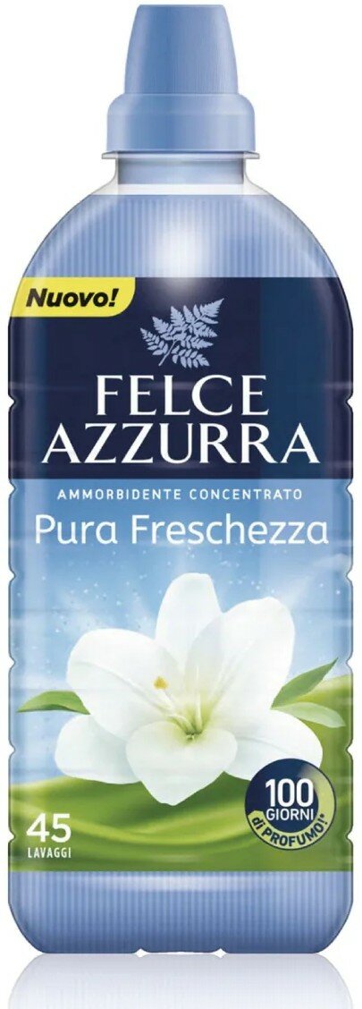 Кондиционер для белья Felce Azzurra Pura Freschezza 900мл (эффект: ароматизация, смягчение ткани, легкая глажка)