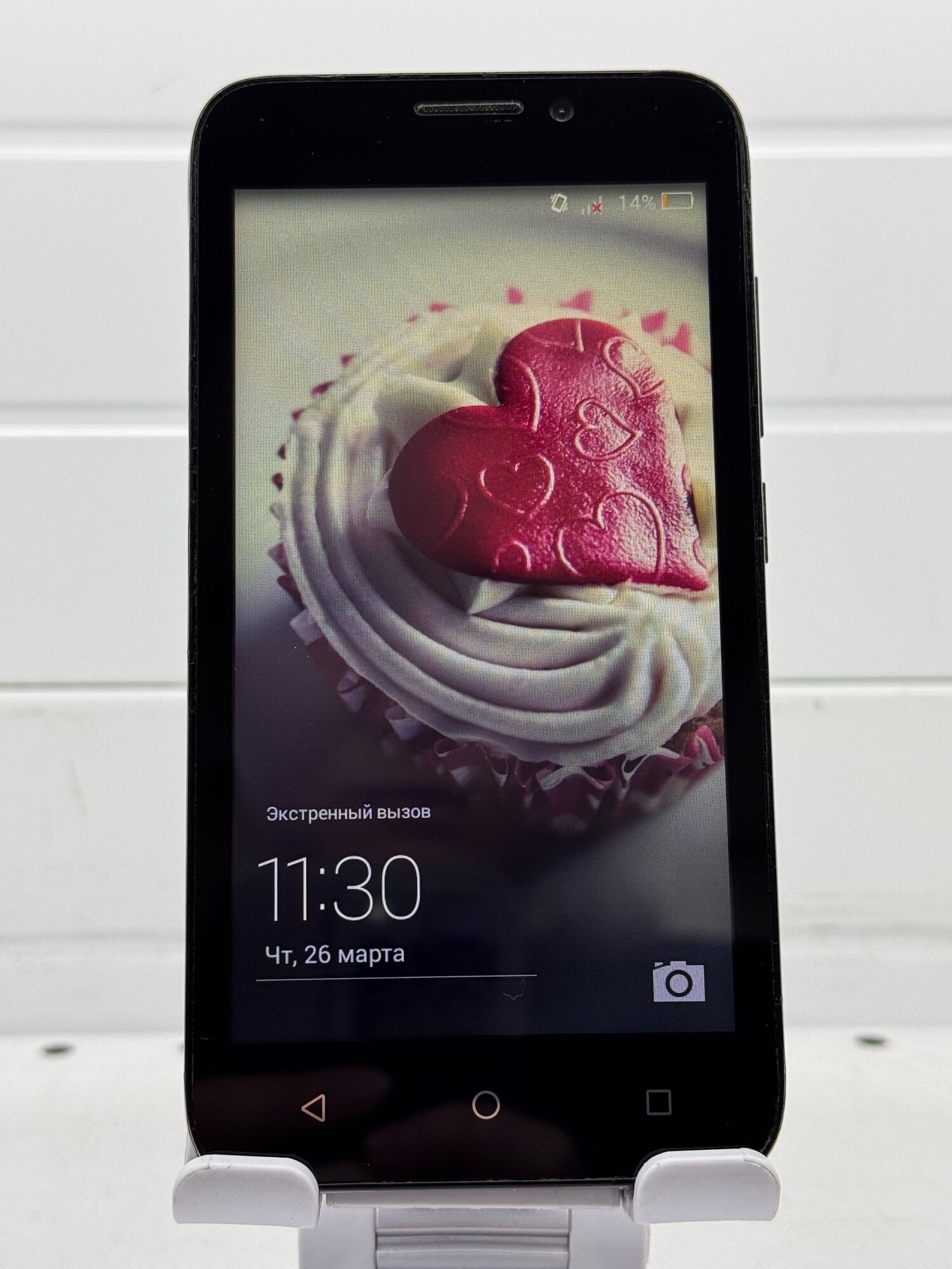 Смартфон HUAWEI Y5C, 8 ГБ, 2 SIM, Android 4.4, Камера 8 МП, Чёрный