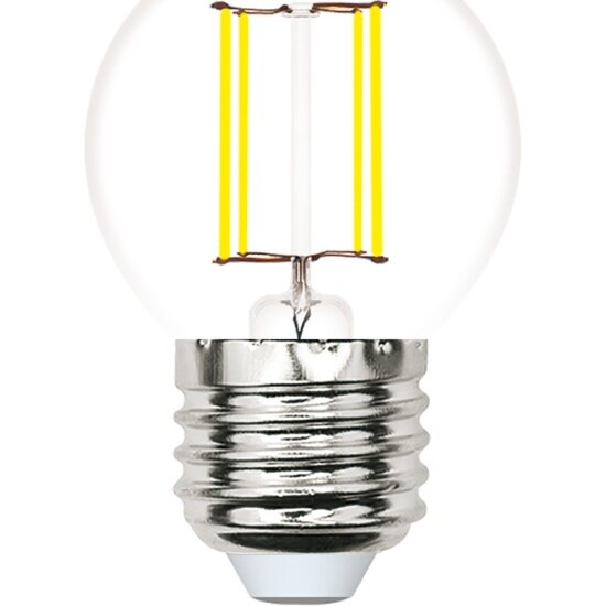 Светодиодная лампа Volpe LED-G45-5,5W/3000K/E27/CL/SLF