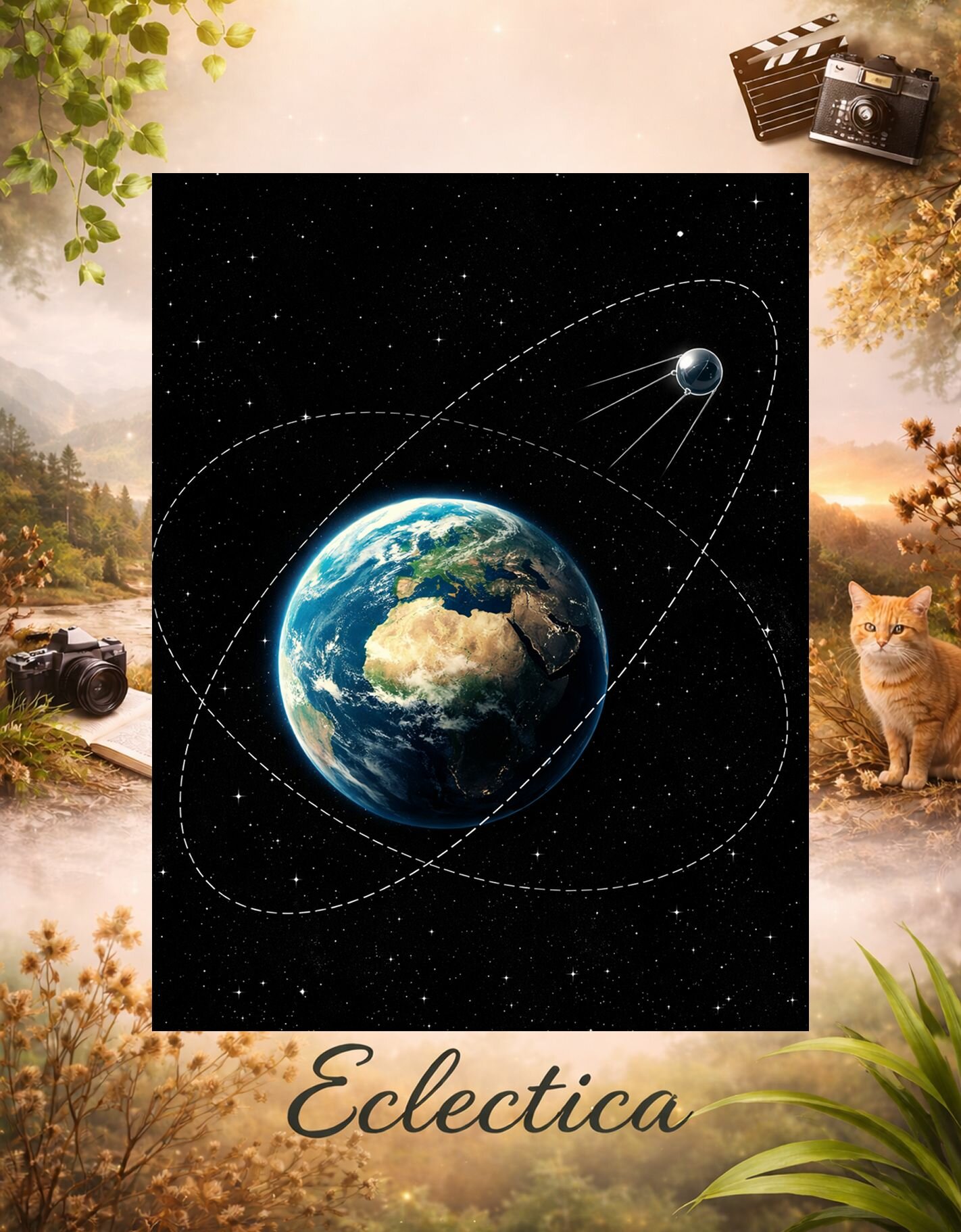 Постер "Орбита Земли", 29.7х42см, А3, глянцевый