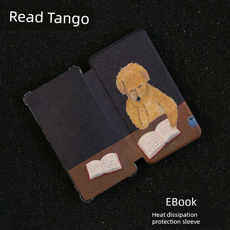 Чехол для iReader Tango 2 с дизайном Собаки-Читателя, съемная крышка, ударопрочный, аэродинамическая подушка