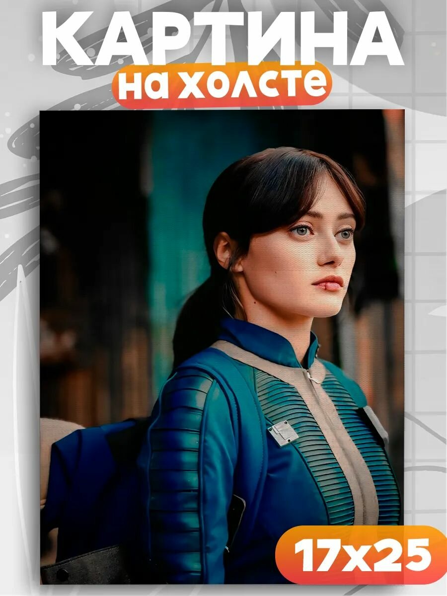Картина на стену Fallout, на подрамнике, 1шт, 25х17 размер.