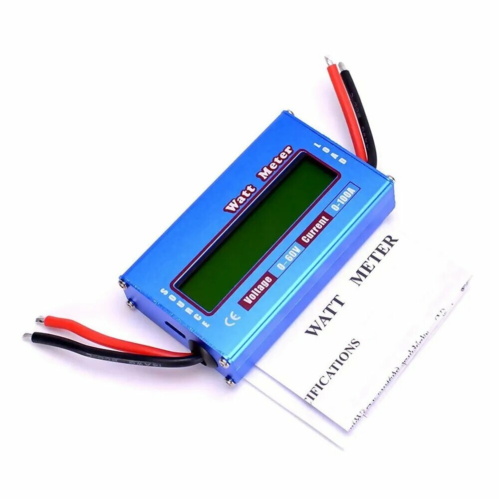 Цифровой ЖК -дисплей Blue 60V 100A батарея Анализатор батареи watt Meter Checker Инструменты зарядного устройства для
