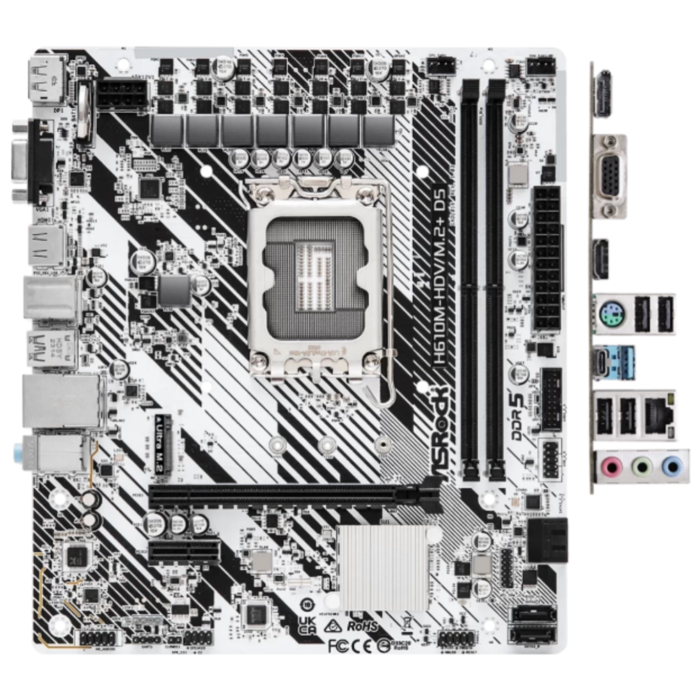 Материнская плата ASRock H610M-HDV/M.2+ D5