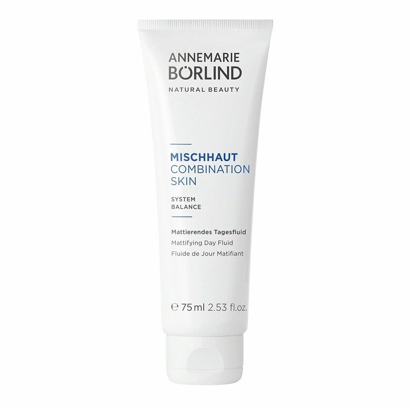 ANNEMARIE BORLIND Флюид для лица дневной матирующий Combination Skin, 75 мл