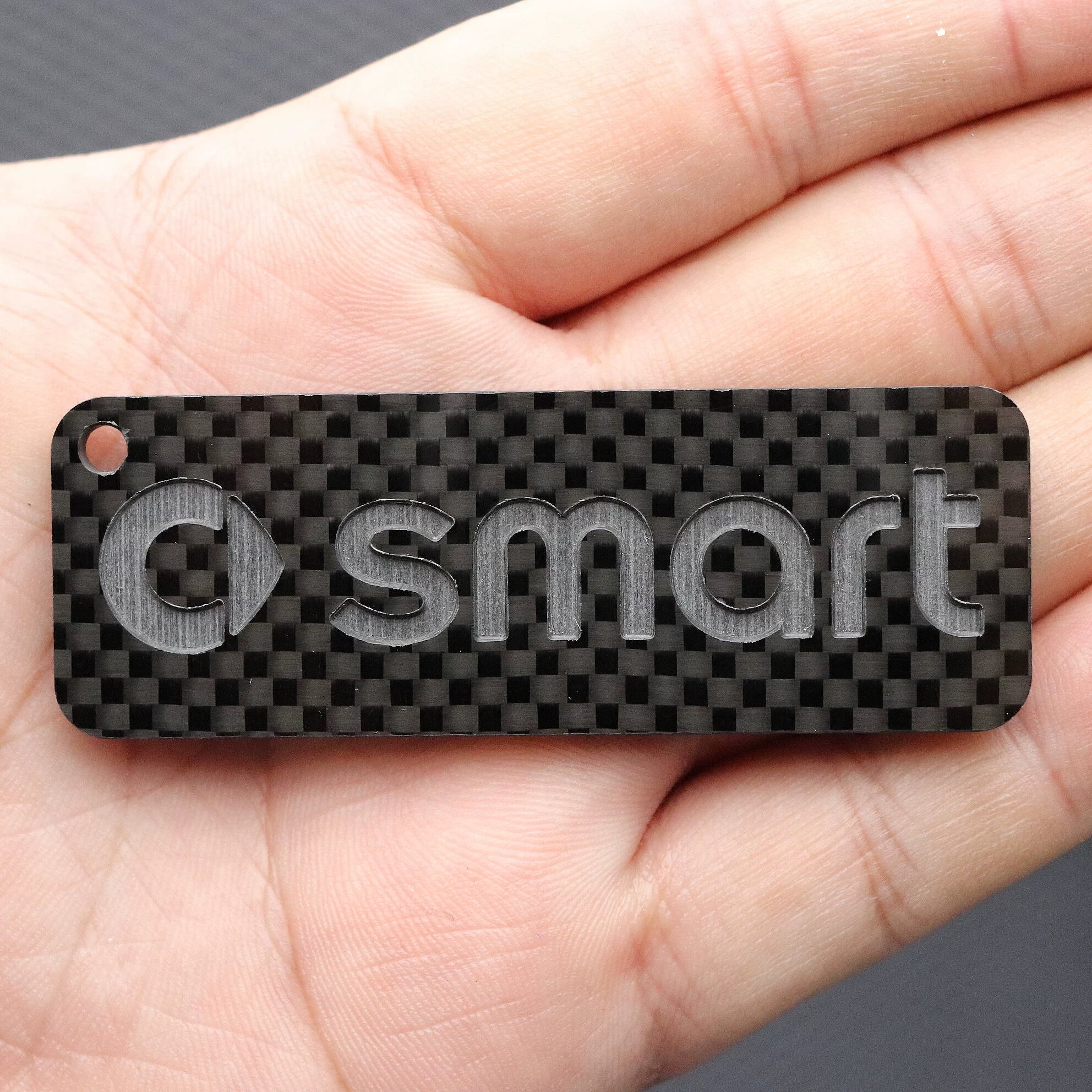Ключевой брелок из карбона для smart компактные ключи роскошный премиум аксессуар