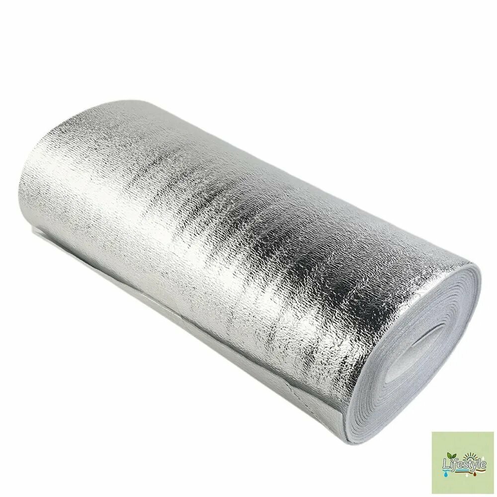 Эксклюзивная самоклеящаяся алюминиевая пленка для изоляции стен за радиатором, 40 см на 5 м, обеспечивает теплоотражение и звукоизоляцию-LifeStyle
