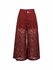 Брюки Valentino Lace palazzo pants, размер 46, красный