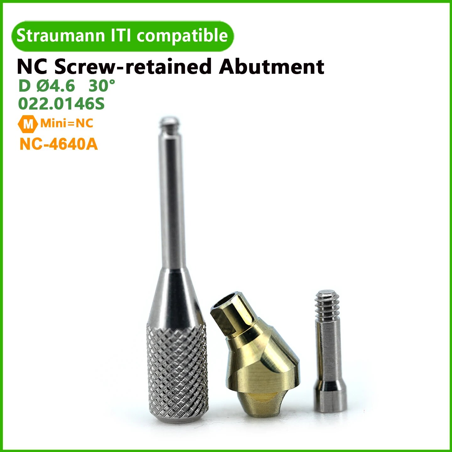 Абатмент Straumann NC 4.6x30° 022.0146S