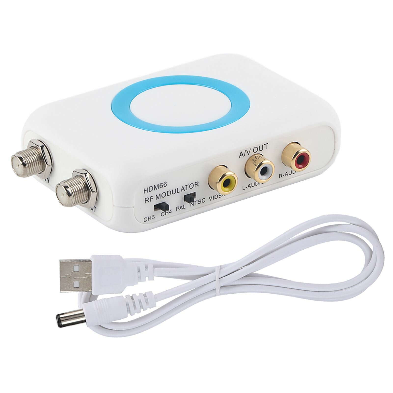 HDM66 PAL/NTSC RF видео высокая чёткость модулятор ABS