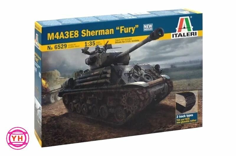 Сборная модель 6529ИТ Танк M4A3E8 Sherman Fury