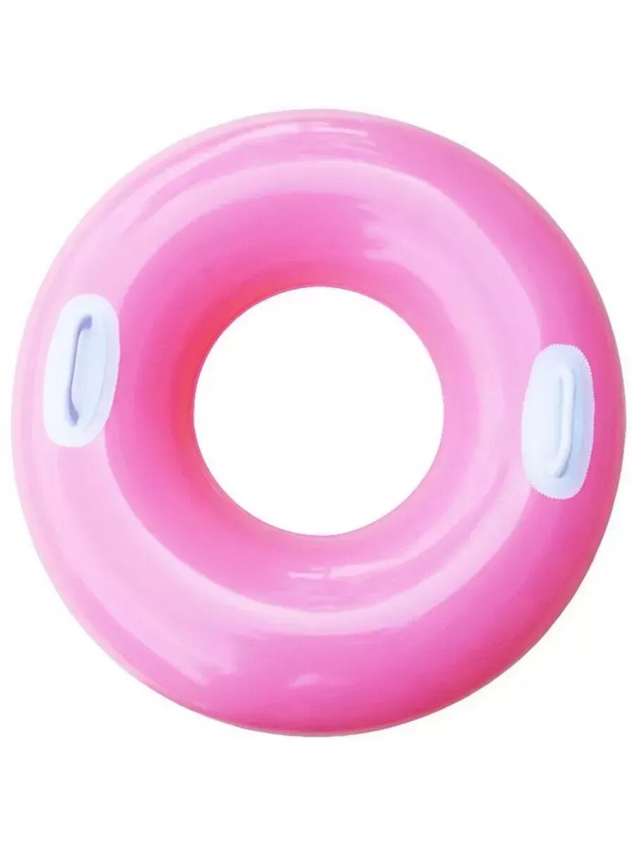 Надувной круг для плавания с ручками d=76 см от 8 лет