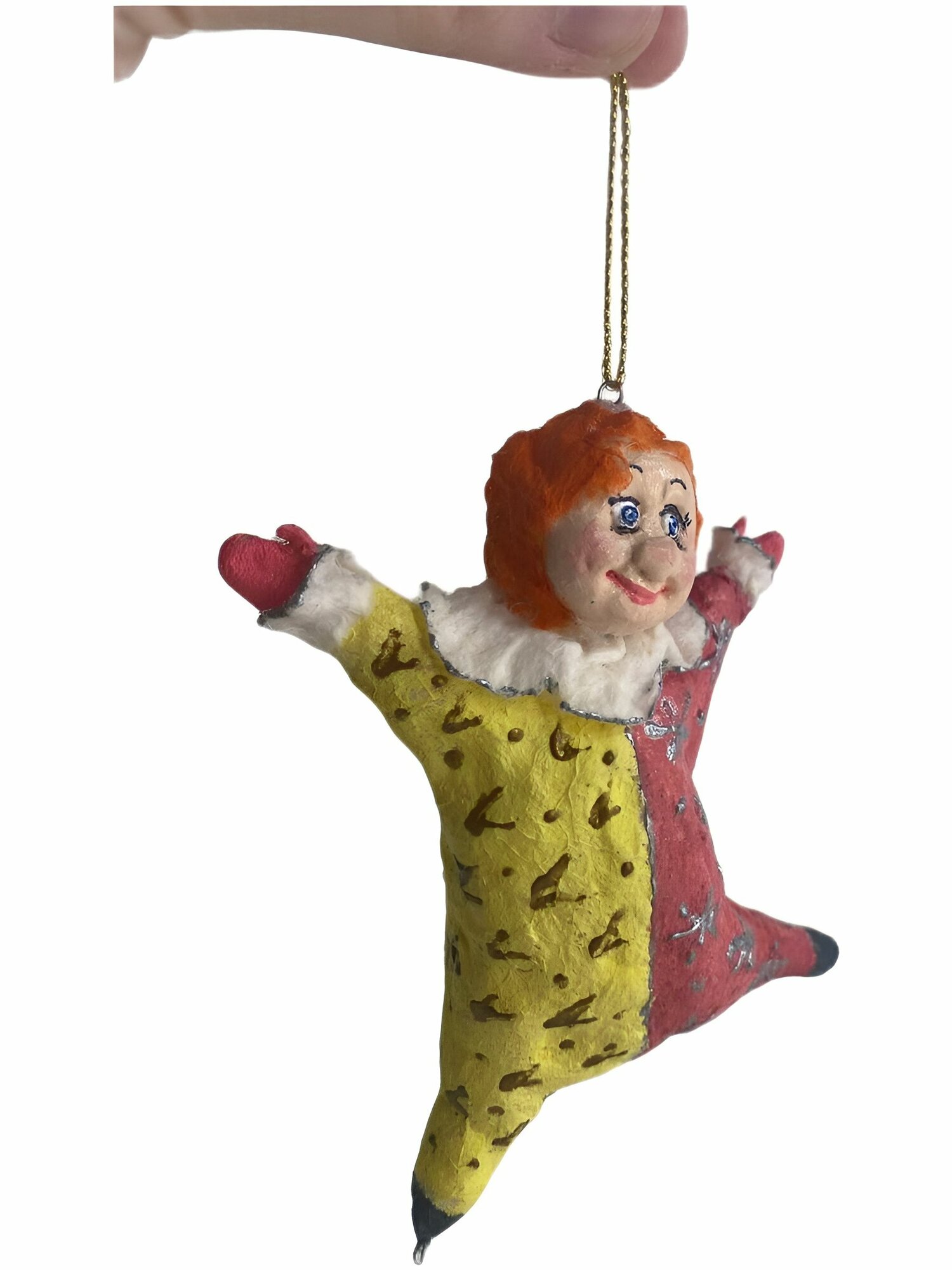 Ватная елочная игрушка "Персонаж сказки"