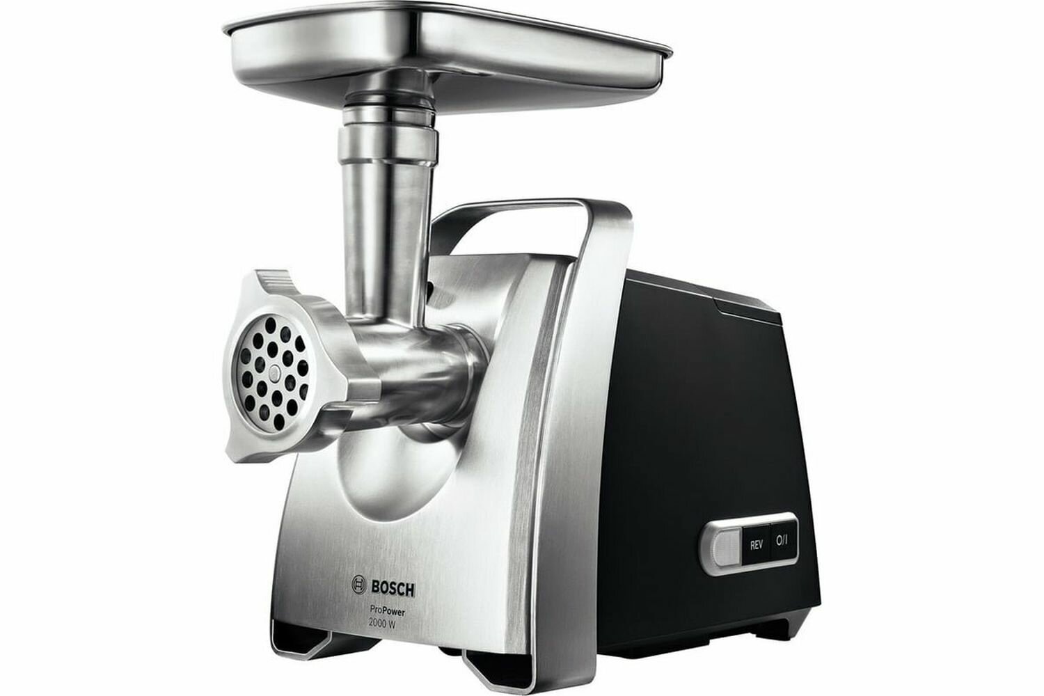 Мясорубка BOSCH MFW 68660, 800Вт, 9 насадок, нержавеющая сталь