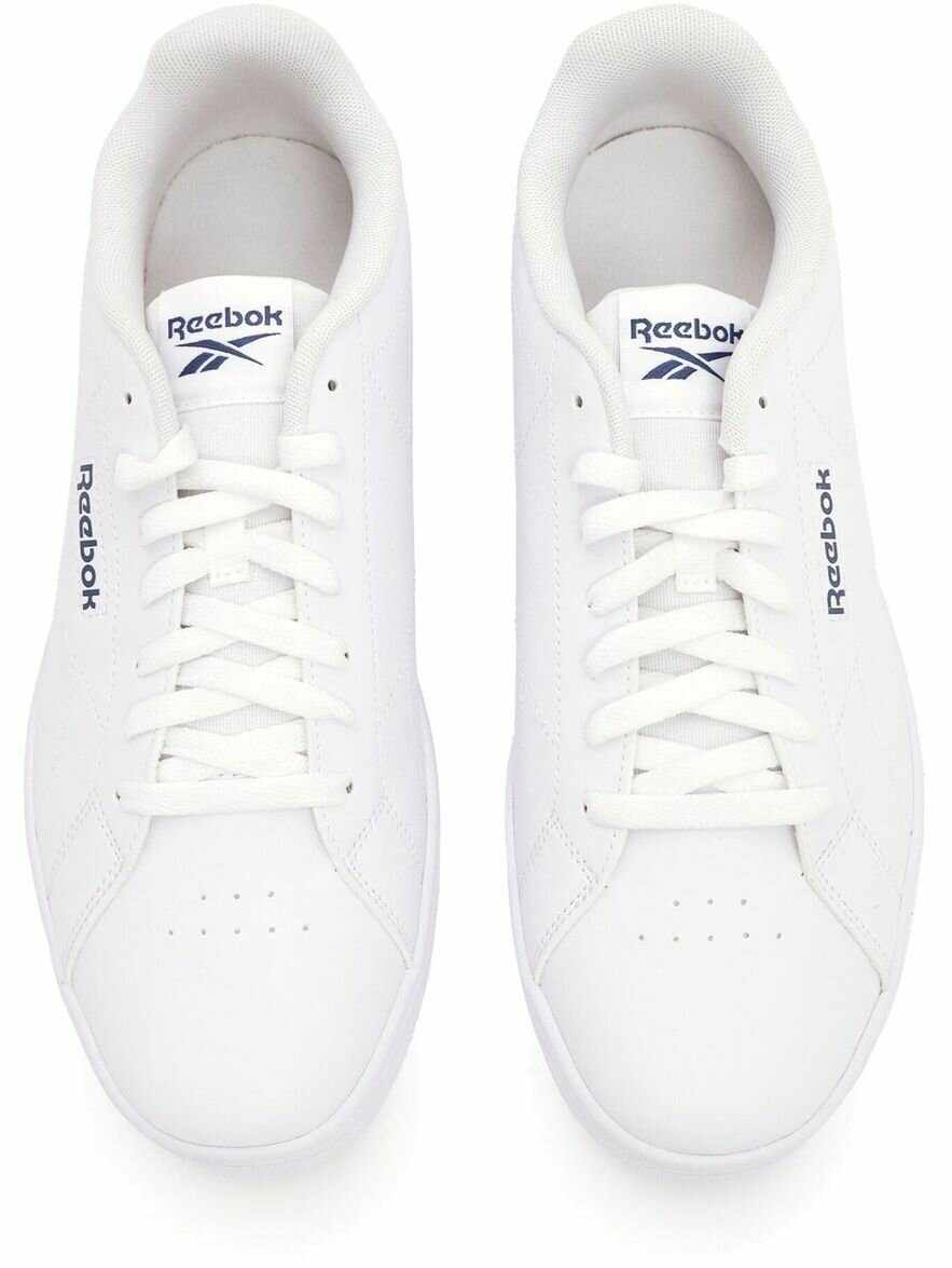 Кеды Reebok Court Clean, полнота F, размер 7 US, белый/синий/синий — фото 1