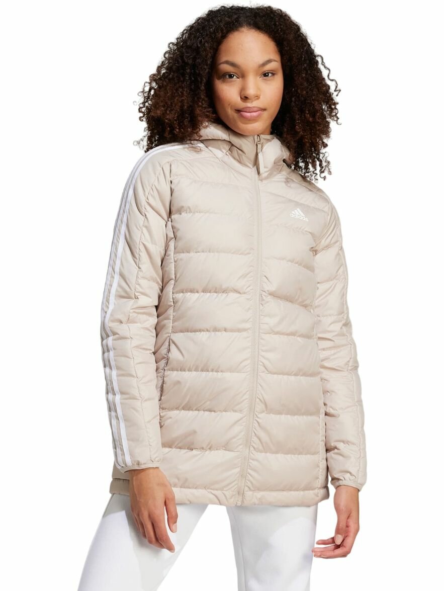 Куртка Essentials 3-Stripes Light Down Hooded Parka