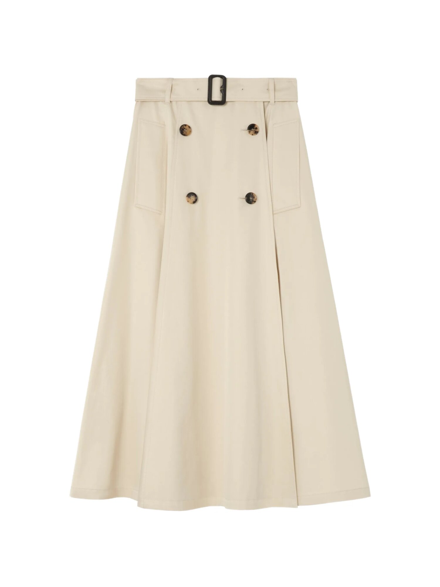 Юбка Gabardine trench midi skirt
