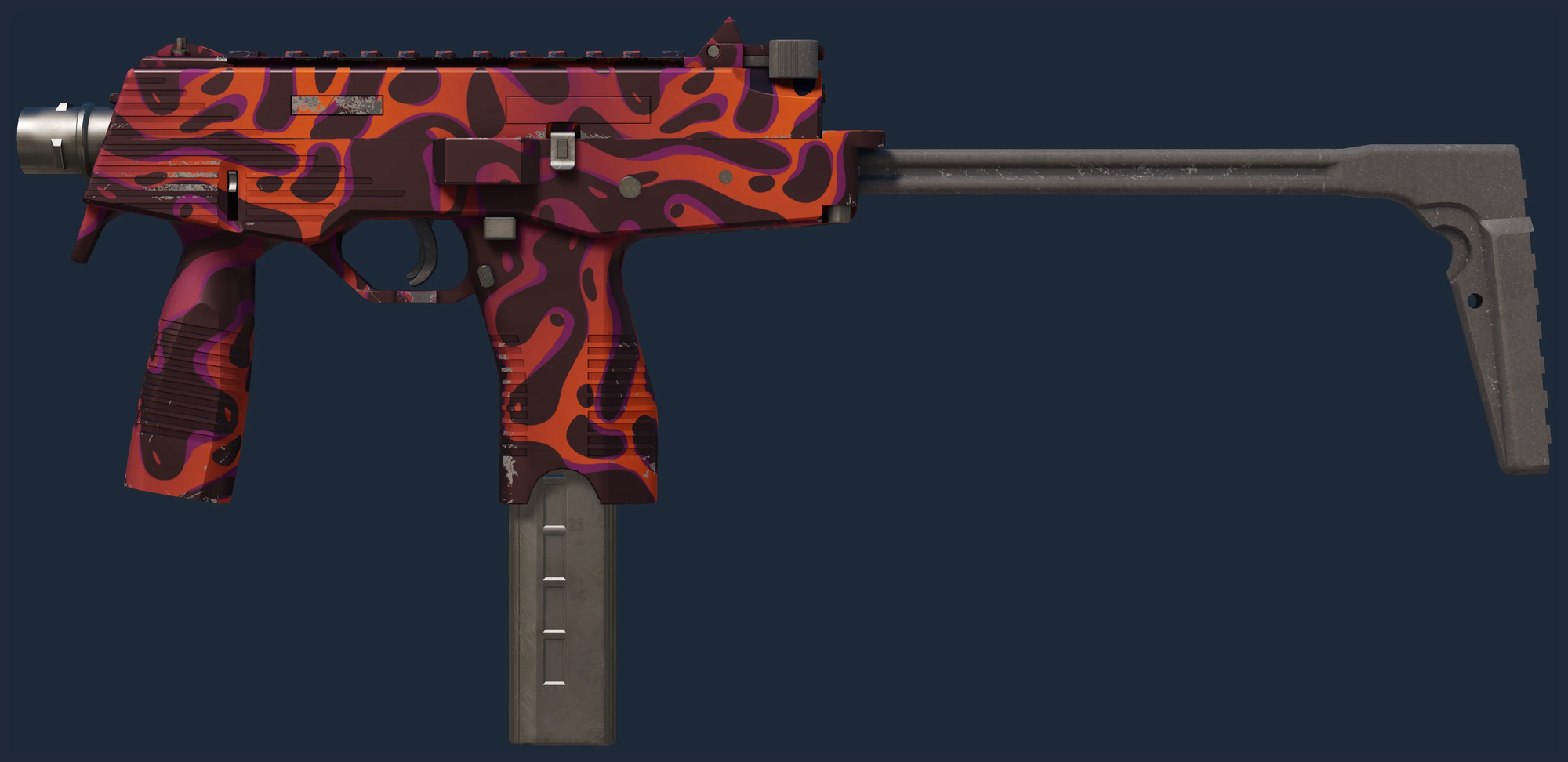 StatTrak™ MP9 | Рубиновый ядовитый дротик (Закалённое в боях) Скины CS2 с быстрой автовыдачей steam trade