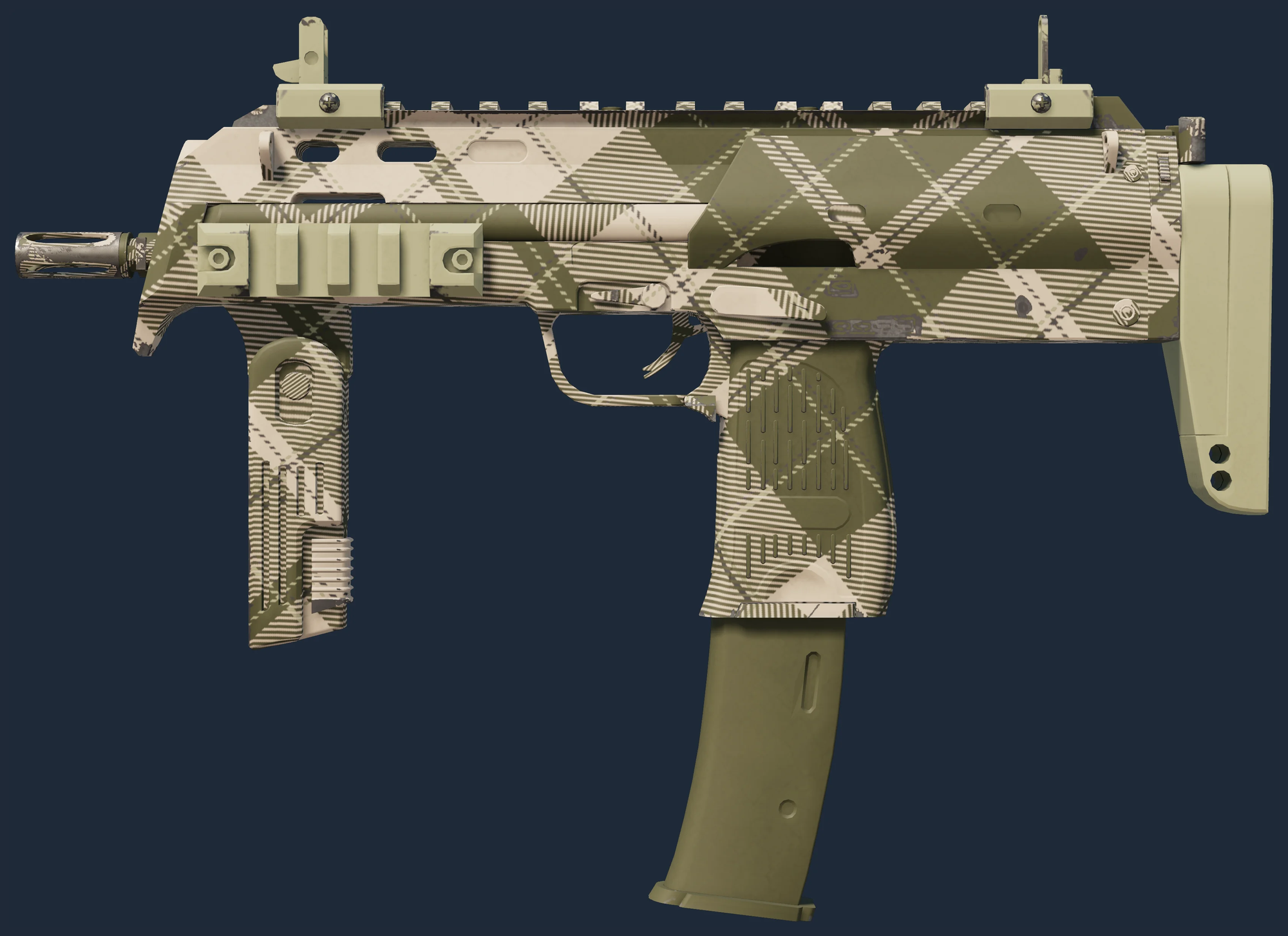 MP7 | Оливковая клетка (Немного поношенное) Скины CS2 с быстрой автовыдачей steam trade