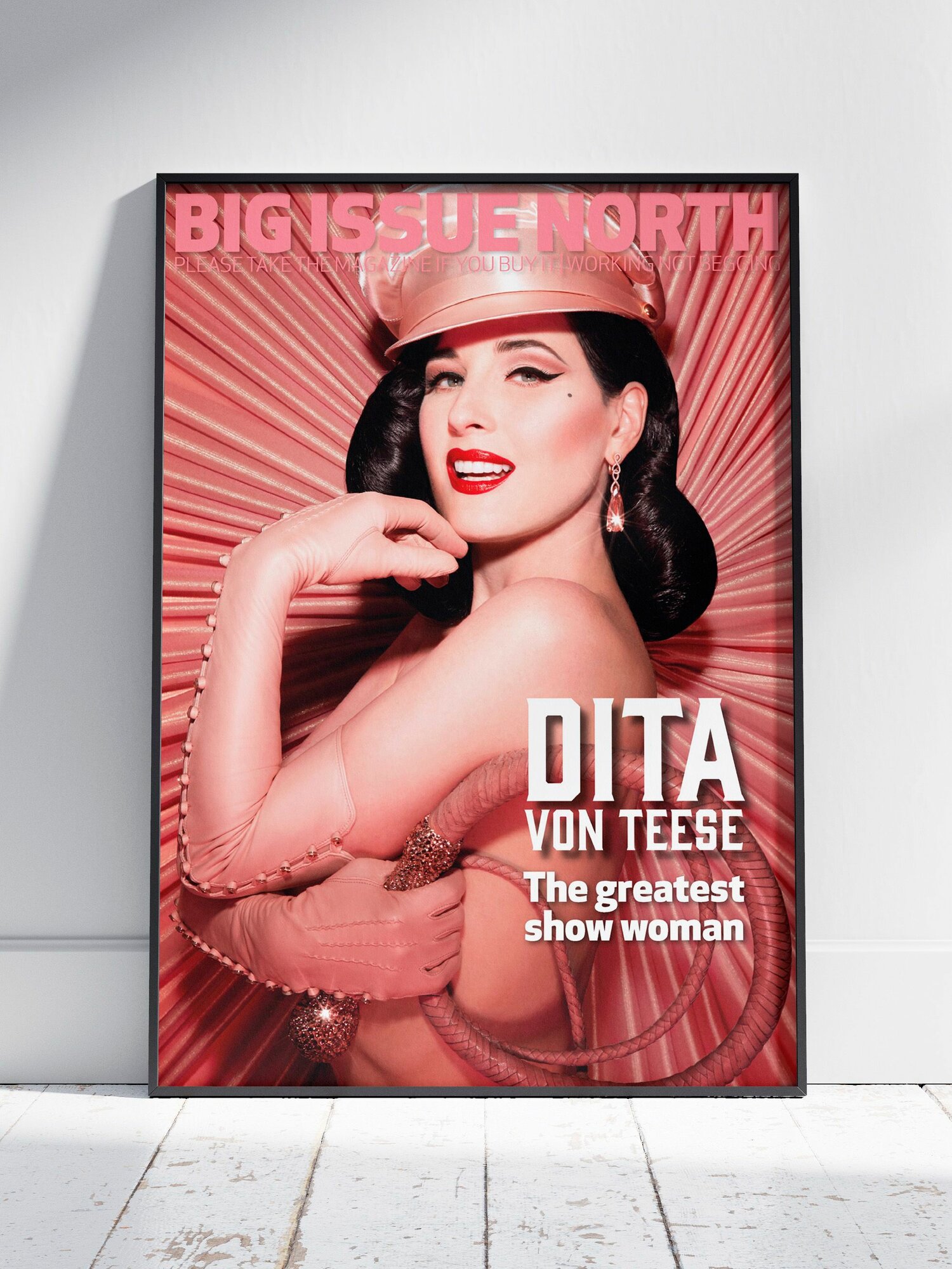 Плакат на стену для интерьера Дита фон Тиз (Dita Von Teese 33) - Постер по модели, бренду и моде формата A4 (21x30 см)