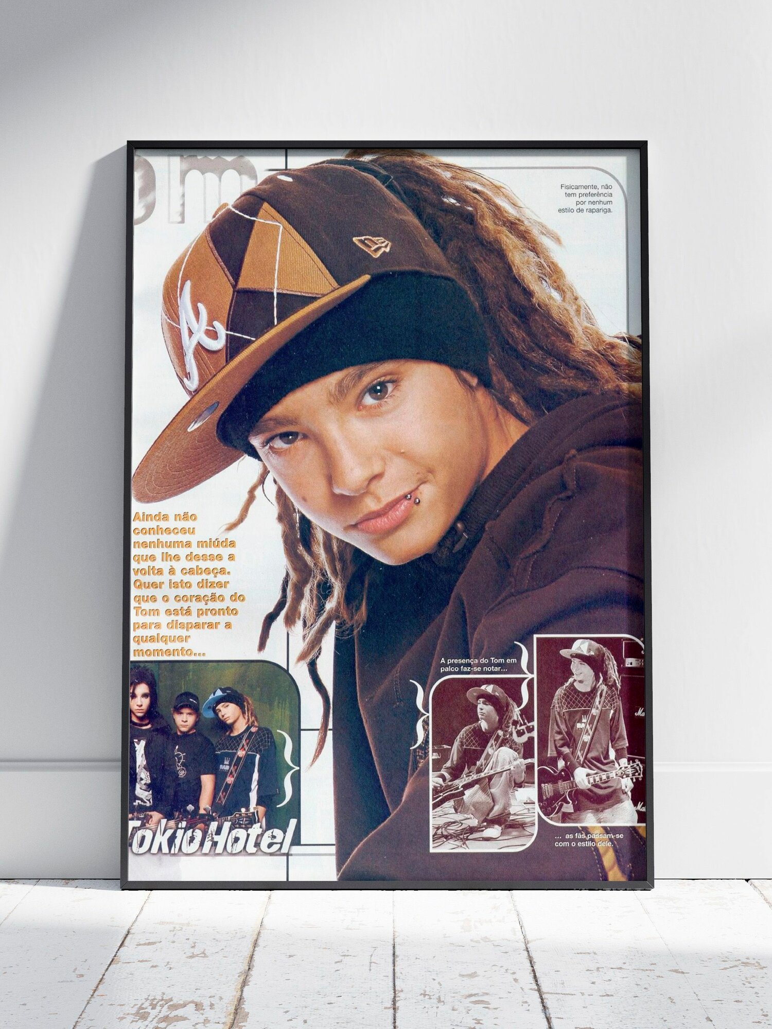 Плакат на стену для интерьера Токио Хотел (Том Каулитц - Tom Kaulitz 2) - Постер по музыке и артисту формата A4 (21x30 см)