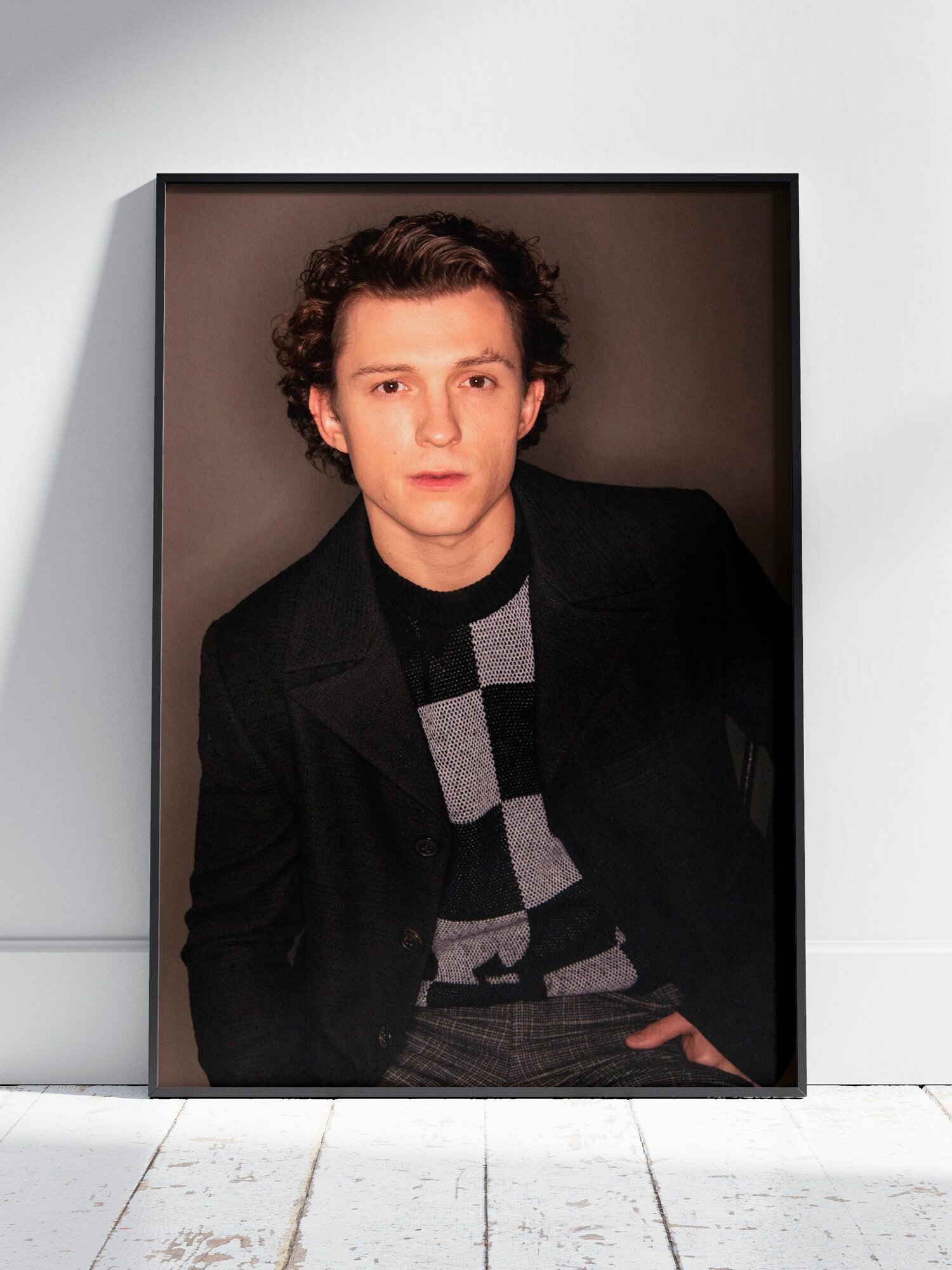 Плакат на стену для интерьера Том Холланд (Tom Holland 26) - Постер по актеру фильма, кино, сериала формата A4 (21x30 см)