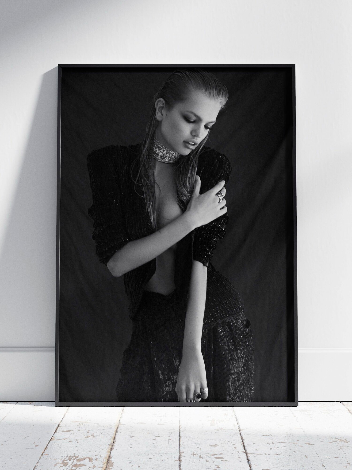 Плакат на стену для интерьера Дафна Груневельд (Daphne Groeneveld 9) - Постер по модели, бренду и моде формата A4 (21x30 см)