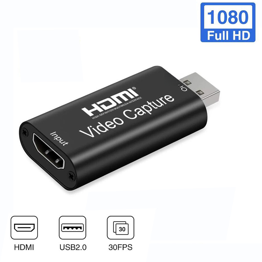 Capture Card: Алюминиевый Корпус Совместимость с OBS 1080P - USB Интерфейс для Коммутации Универсальный Видеозахват for Геймеров и Создателей Контента