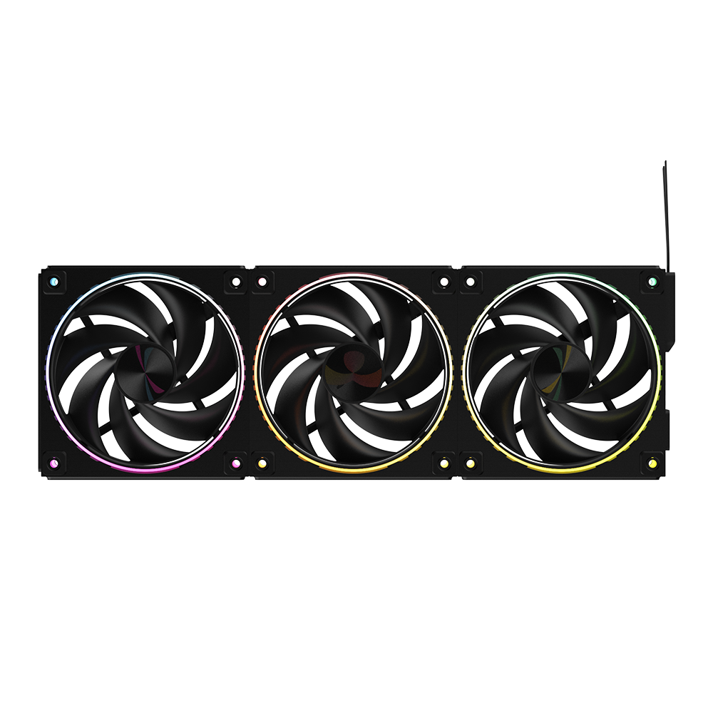 Комплект вентиляторов для корпуса Zalman ZM-DF120 A3 Black (3 шт.)