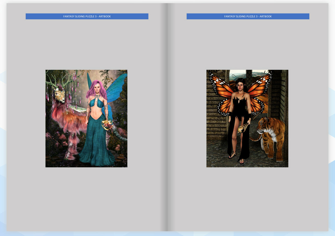 Fantasy Sliding Puzzle 3 - ArtBook Steam Ключ | купить цифровой ключ для активации в России