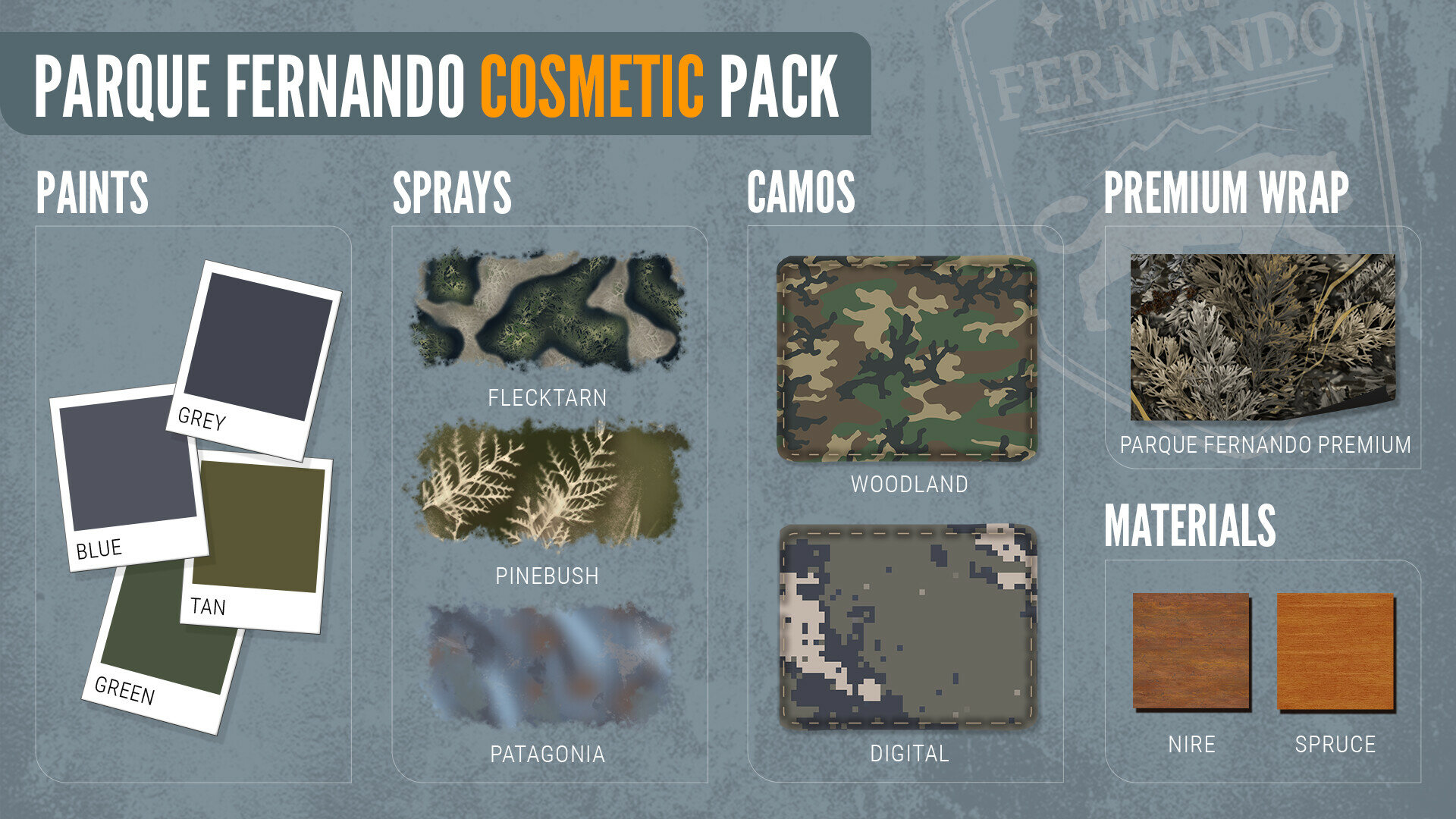 TheHunter: Call of the Wild - Parque Fernando Cosmetic Pack DLC PC Steam Ключ (valid until March, 2027)