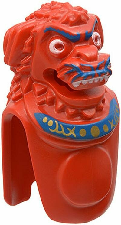 Деталь Lego 43902pb01 Creature Head and Torso - Lion-Dog with Jun-Chi Pattern