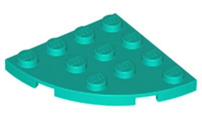 Деталь Lego 30565 Plate, Round Corner 4 x 4