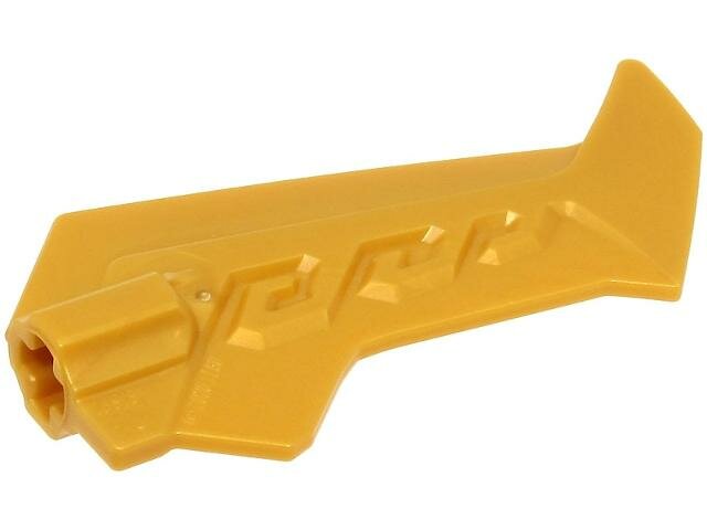 Деталь Lego 76919 Large Figure Weapon Blade Jagged with Axle Hole