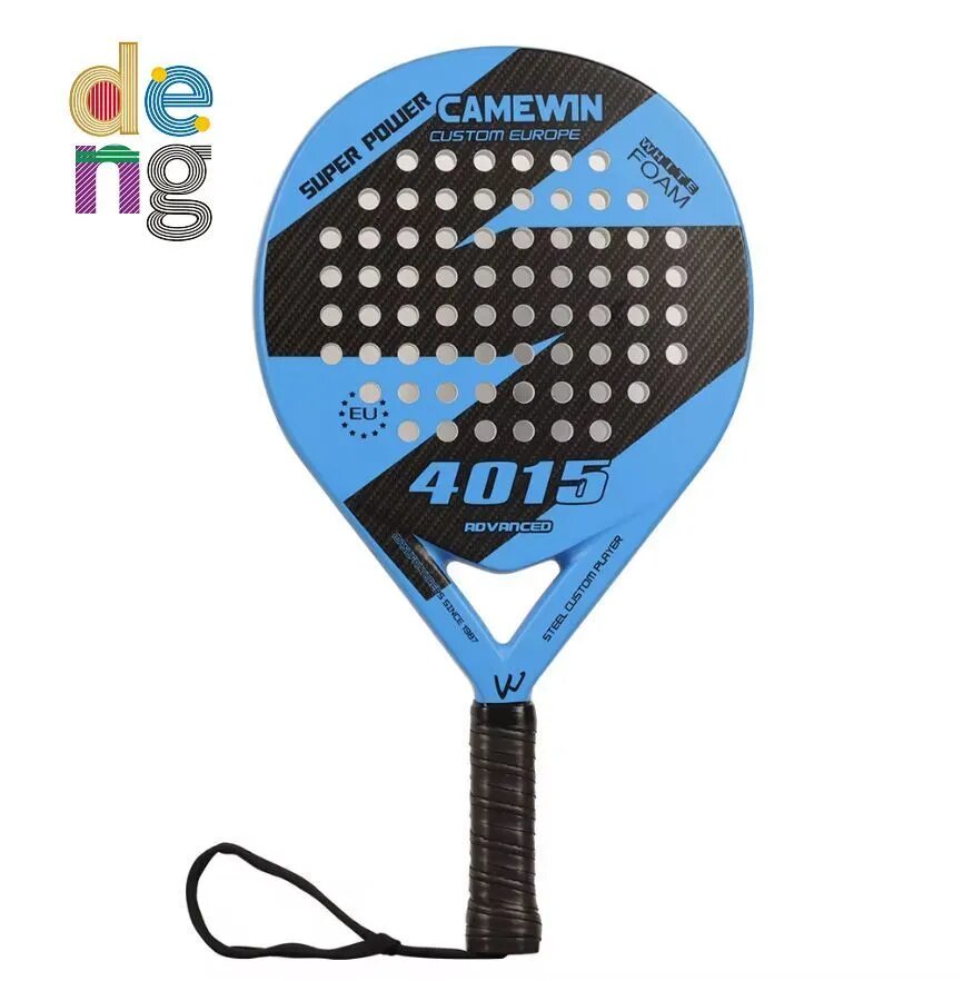 Ракетка для падел тенниса CAMEWIN Padel 4015, 47 см, 360 г, черный/синий