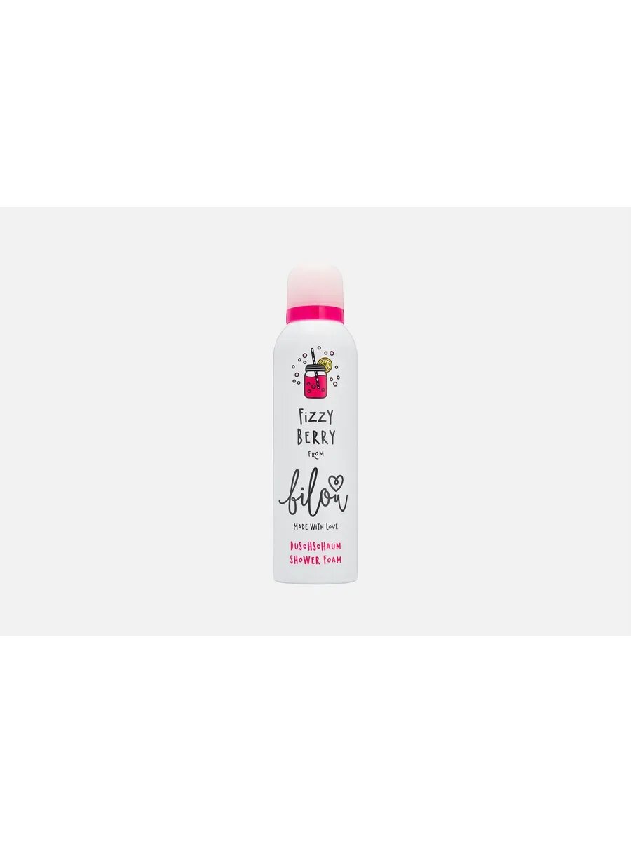 BILOU Fizzy Berry Пенка для душа с ароматом ягод и ли 200мл