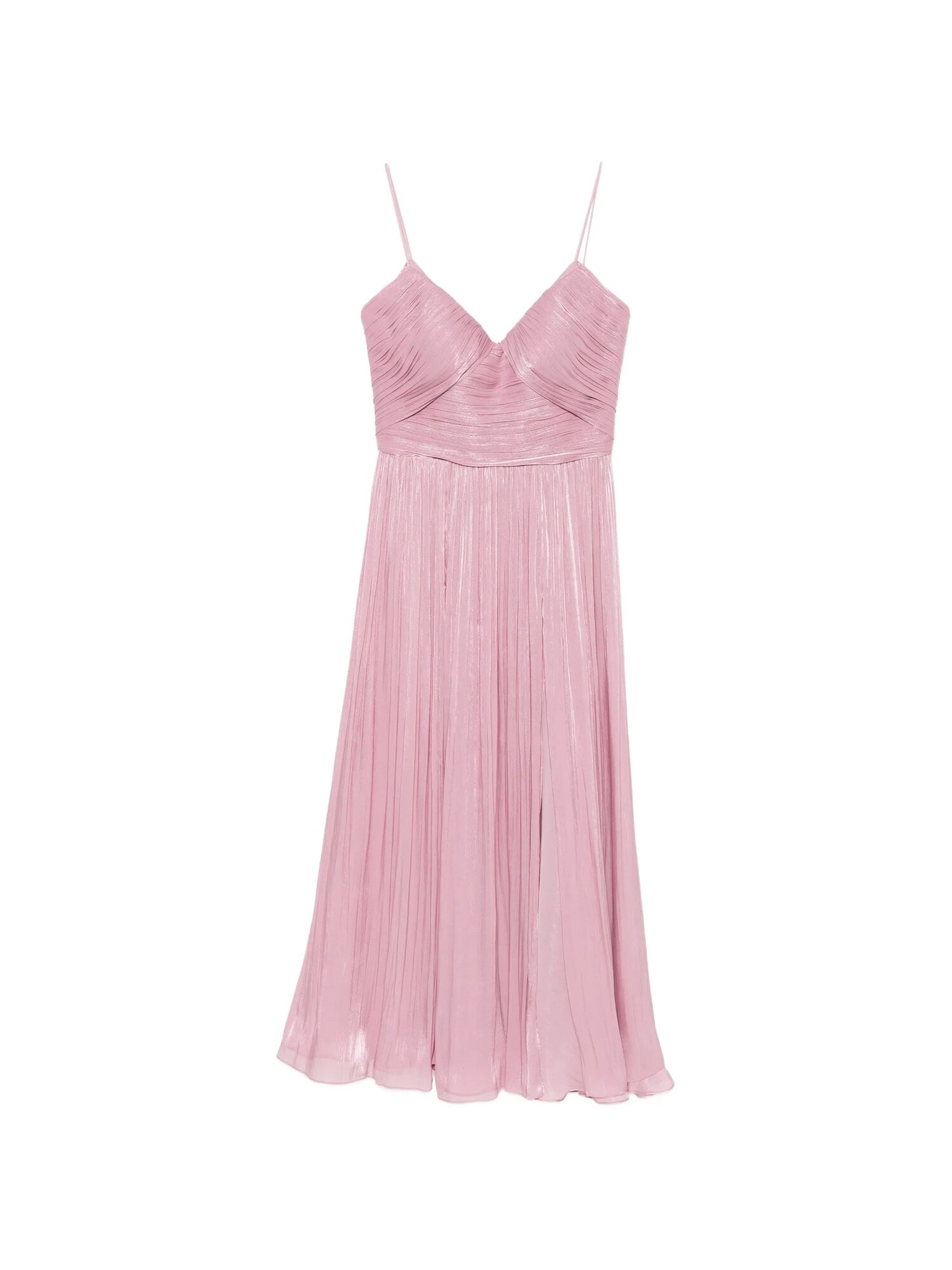 Платье Pleated sweetheart-neck maxi dress